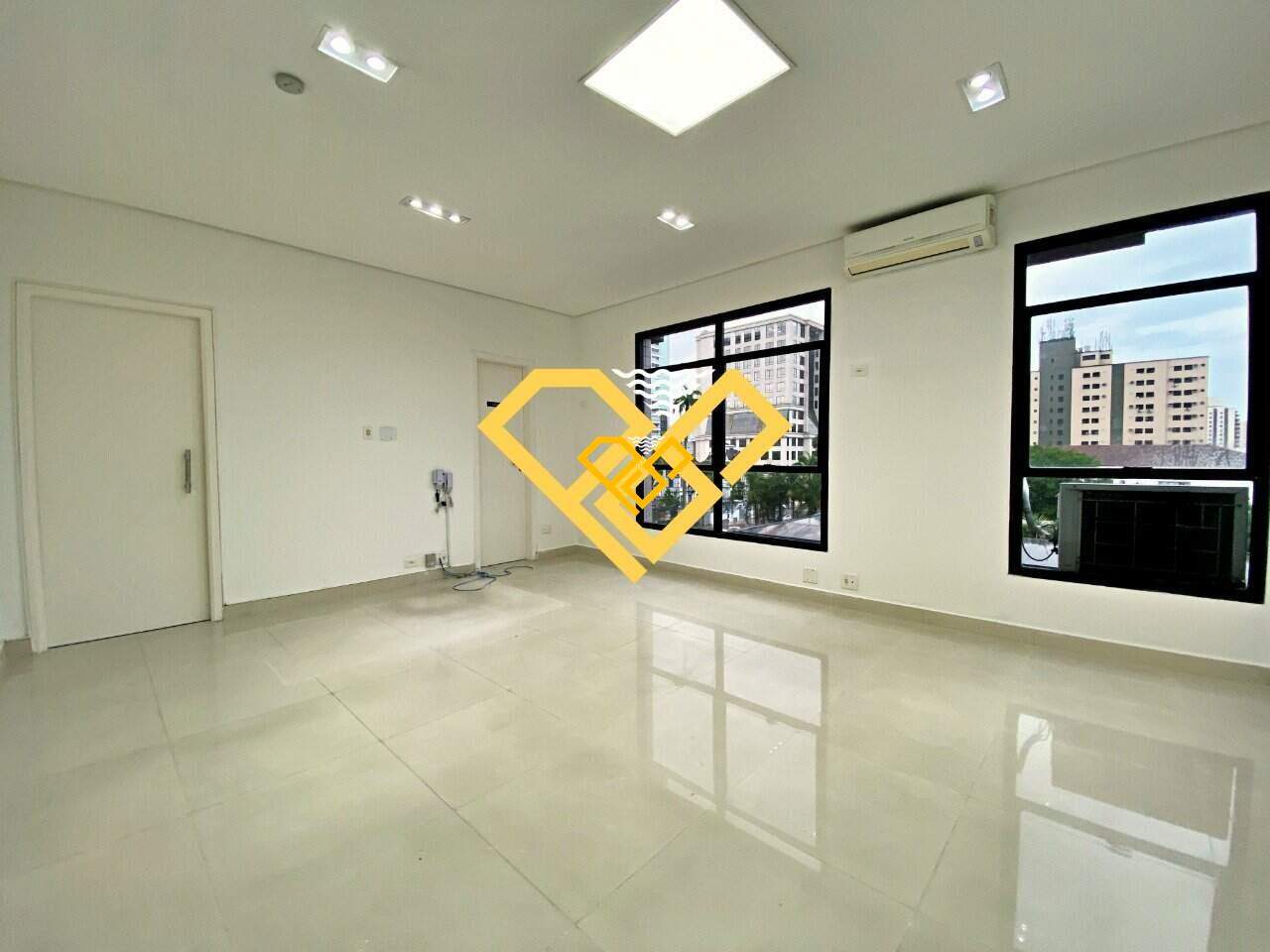 Sala/conjunto para alugar - Vila Mathias, Santos - SP 60m² | , 1 vaga