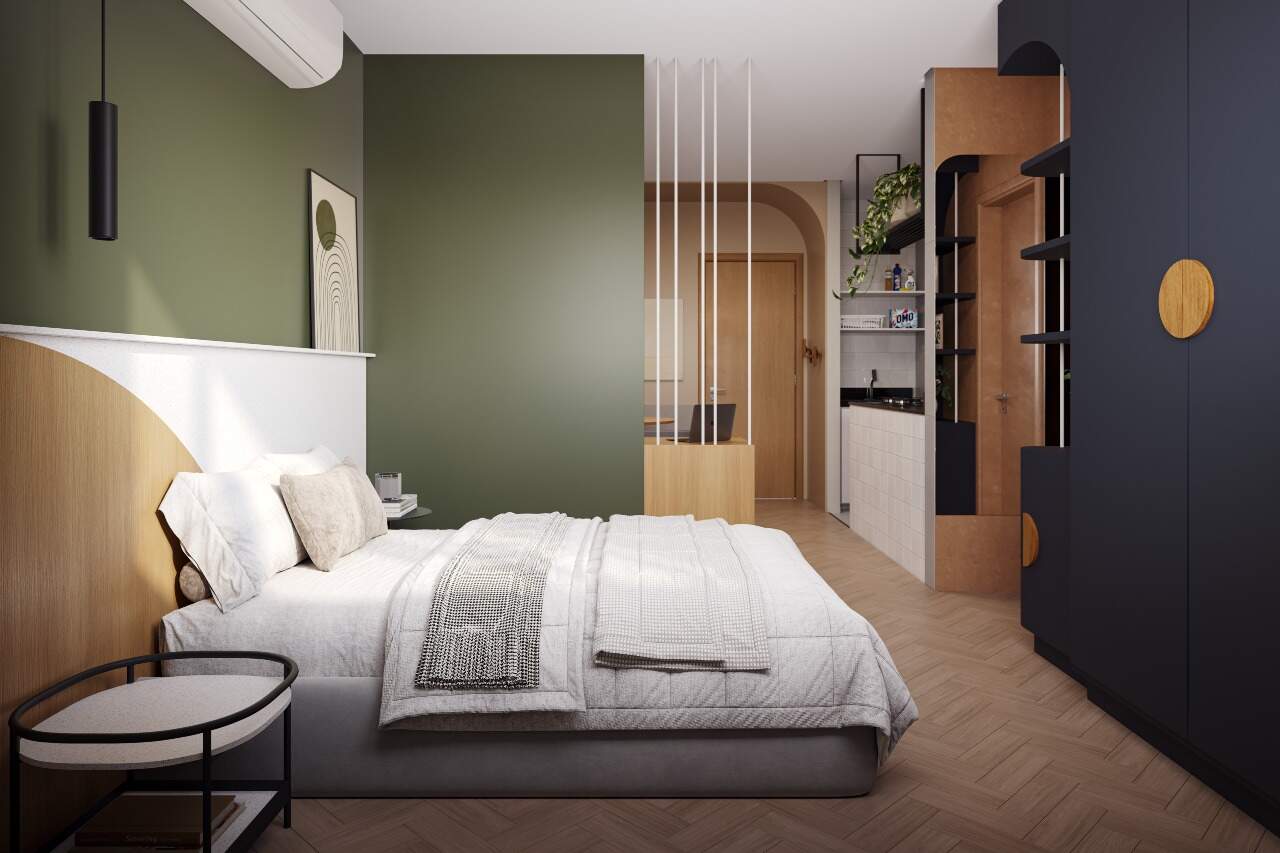 Loft Residencial Mobiliado, de 31m², próximo à entrada alternativa da UFV